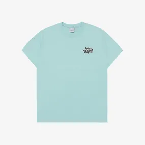 Áo Thun ADLV Graffiti Font Logo Xanh Mint