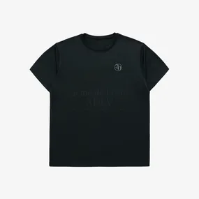 Áo bơi ngắn tay Circle Symbol Cooling Đen