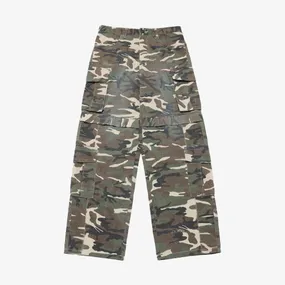 Acme De Lavie | Quần Wide Cargo Damage Washed Camo