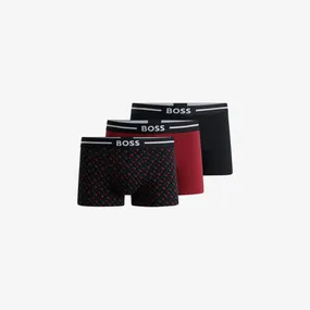 BOSS | Bộ 3 quần lót dáng trunks có logo