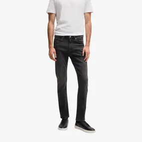 BOSS | Quần jean dáng slim-fit vải denim mềm