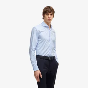 BOSS | Áo sơ mi công sở H-Hank cổ áo bẻ rộng