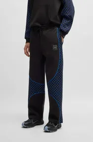 HUGO | HUGO x RB Quần thể thao pha cotton viền chi tiết