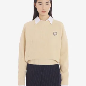 Áo len comfort viền gân Bold Fox Head