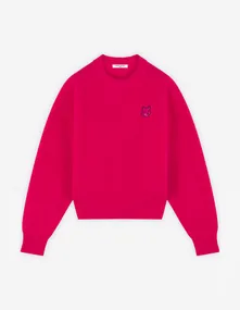 Maison Kitsuné | Áo len comfort viền gân Bold Fox Head