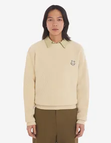 Áo len comfort viền gân Bold Fox Head