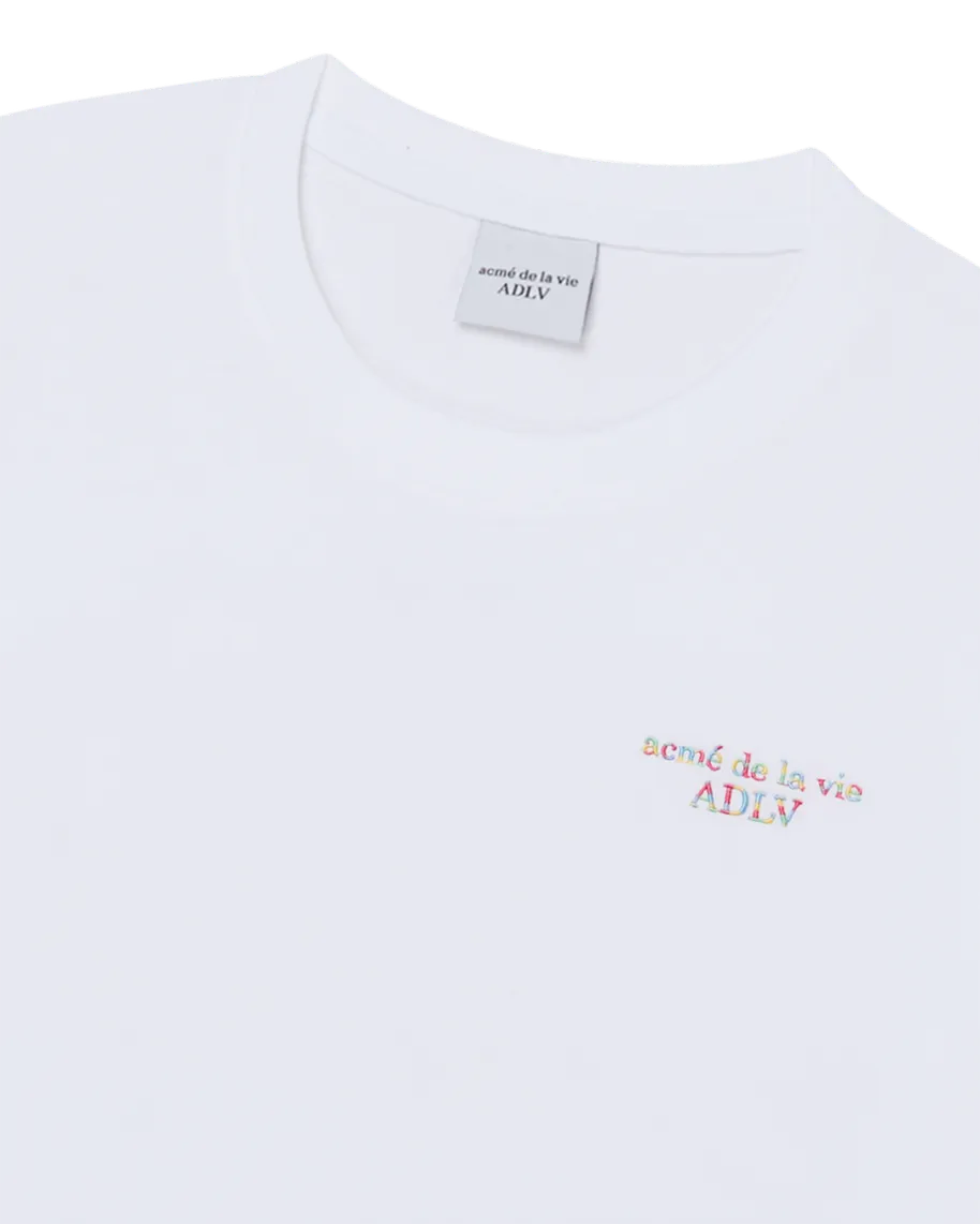 Acme De Lavie | (Pre-order) Áo thun ngắn tay MIXED THREAD Trắng