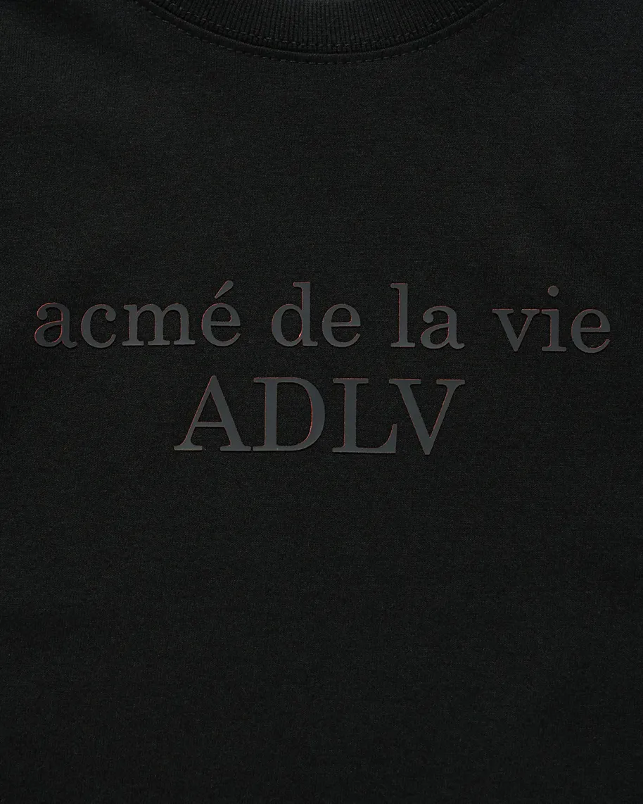 Acme De Lavie | (Pre-order) Áo thun ngắn tay WOMAN TWO TONE SIDE COLOR Đen