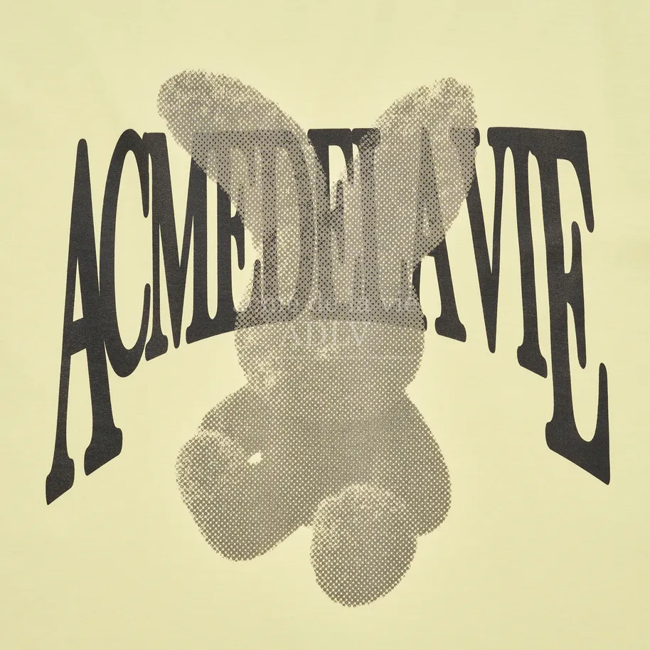 Acme De Lavie | Áo Thun Halftone Dot Fuzzy Rabbit Vàng